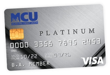 MCU Platinum VISA® | Municipal Credit Union